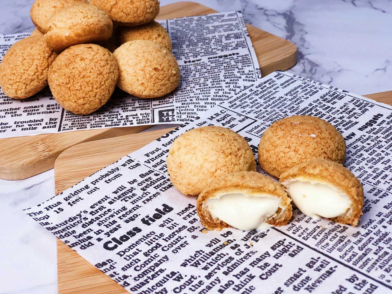 Choux Au Craquelin ( Mini Cream Puffs) | Sugar Salt Sunday